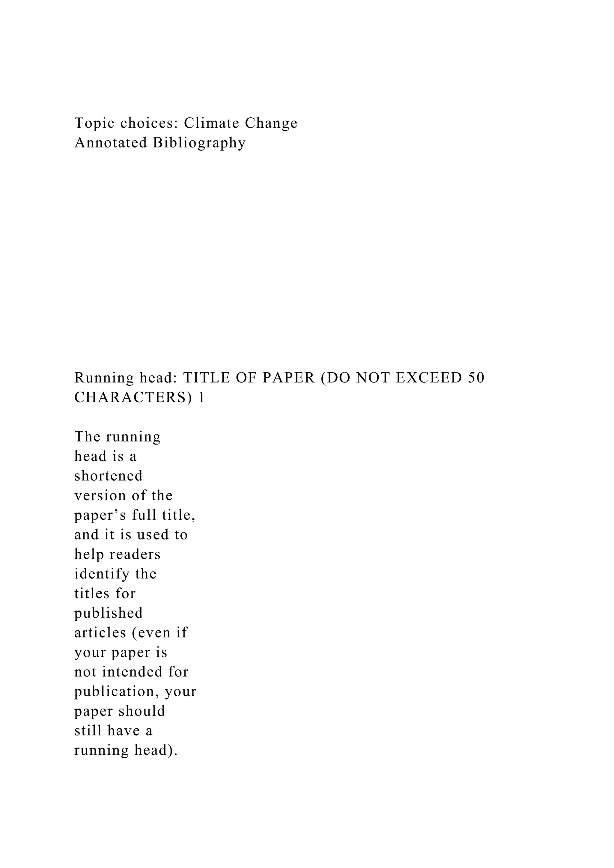 Topic choices Climate Change Annotated Bibliography.docx