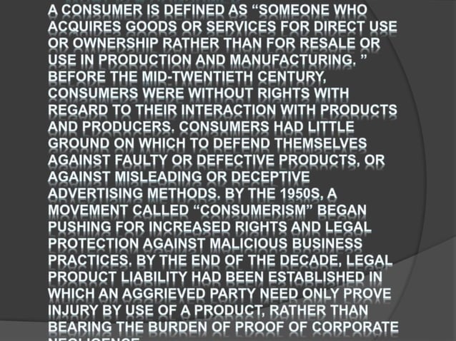 TOPIC –CONSUMER RIGHTS | PPTX | Consumer Issues | Business