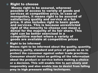 TOPIC –CONSUMER RIGHTS | PPTX | Consumer Issues | Business