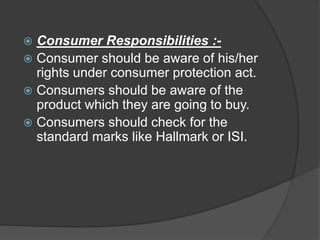 TOPIC –CONSUMER RIGHTS | PPTX | Consumer Issues | Business