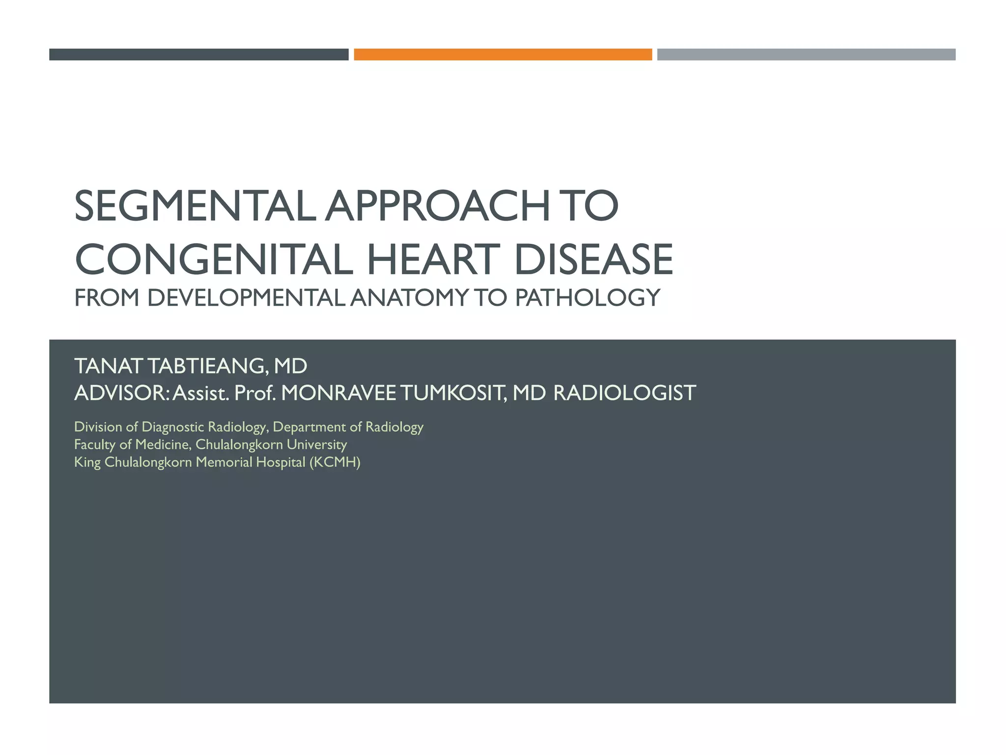 Segmental approach to Congenital Heart Disease | PDF