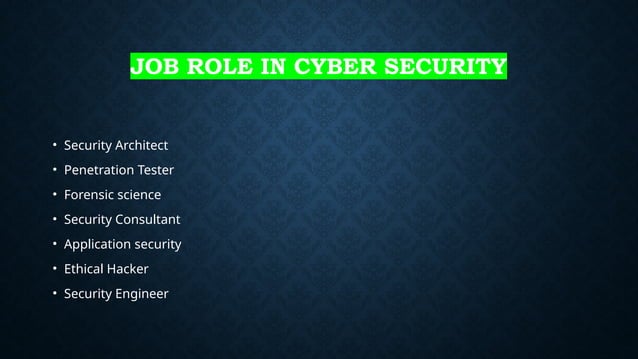 Topic – cyber security, Introduction,future scope | PPT
