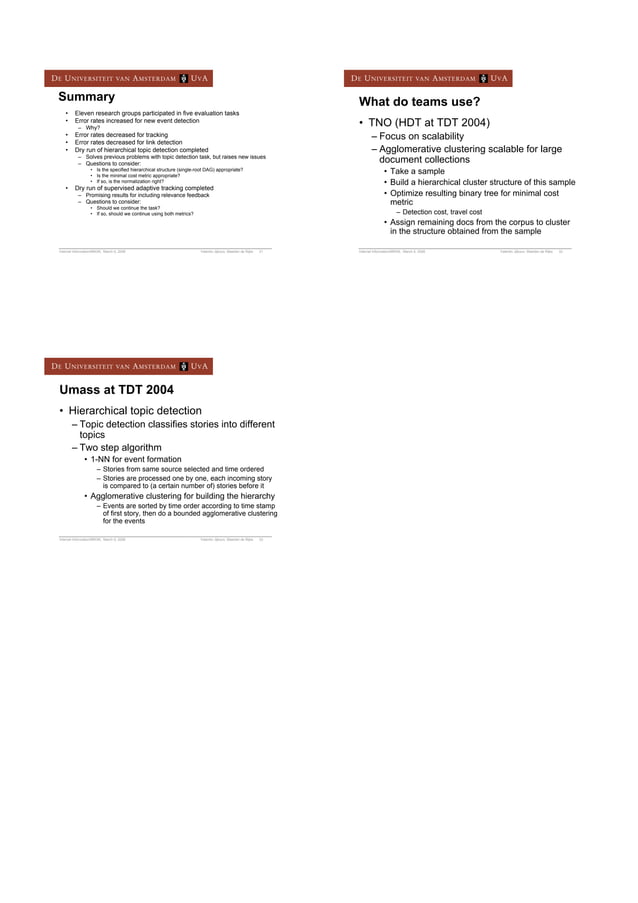 Topic detection and tracking | PDF