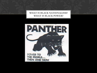 Topic discussion - Black Nationalism | PPT