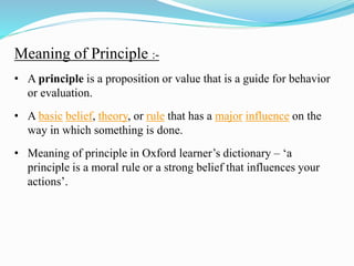 Principles of social case work | PPTX