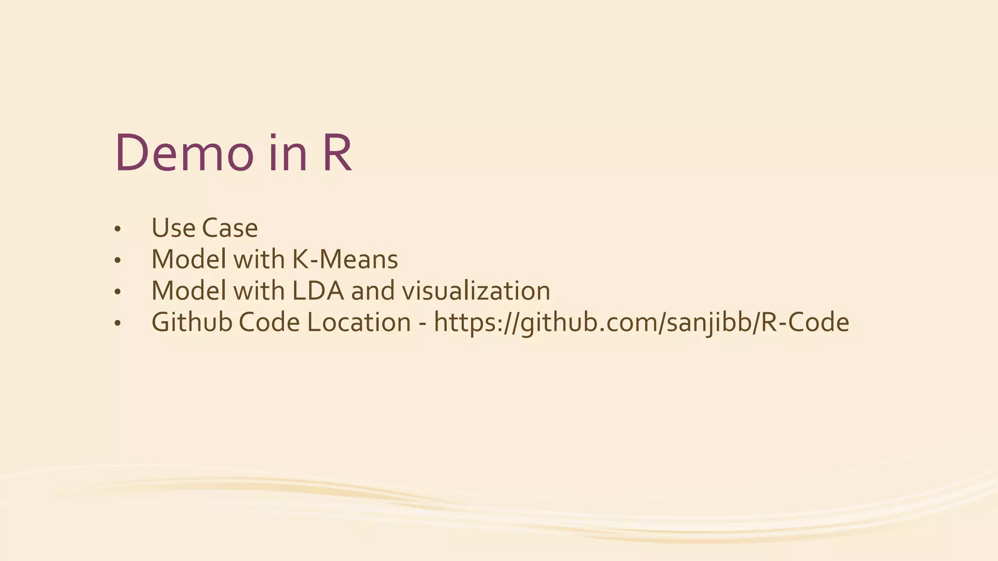 Topic extraction using machine learning | PPTX