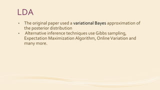 Topic extraction using machine learning | PPTX