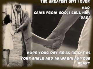 Topic father's day | PPTX | Graduation | Personal Celebrations & Life ...