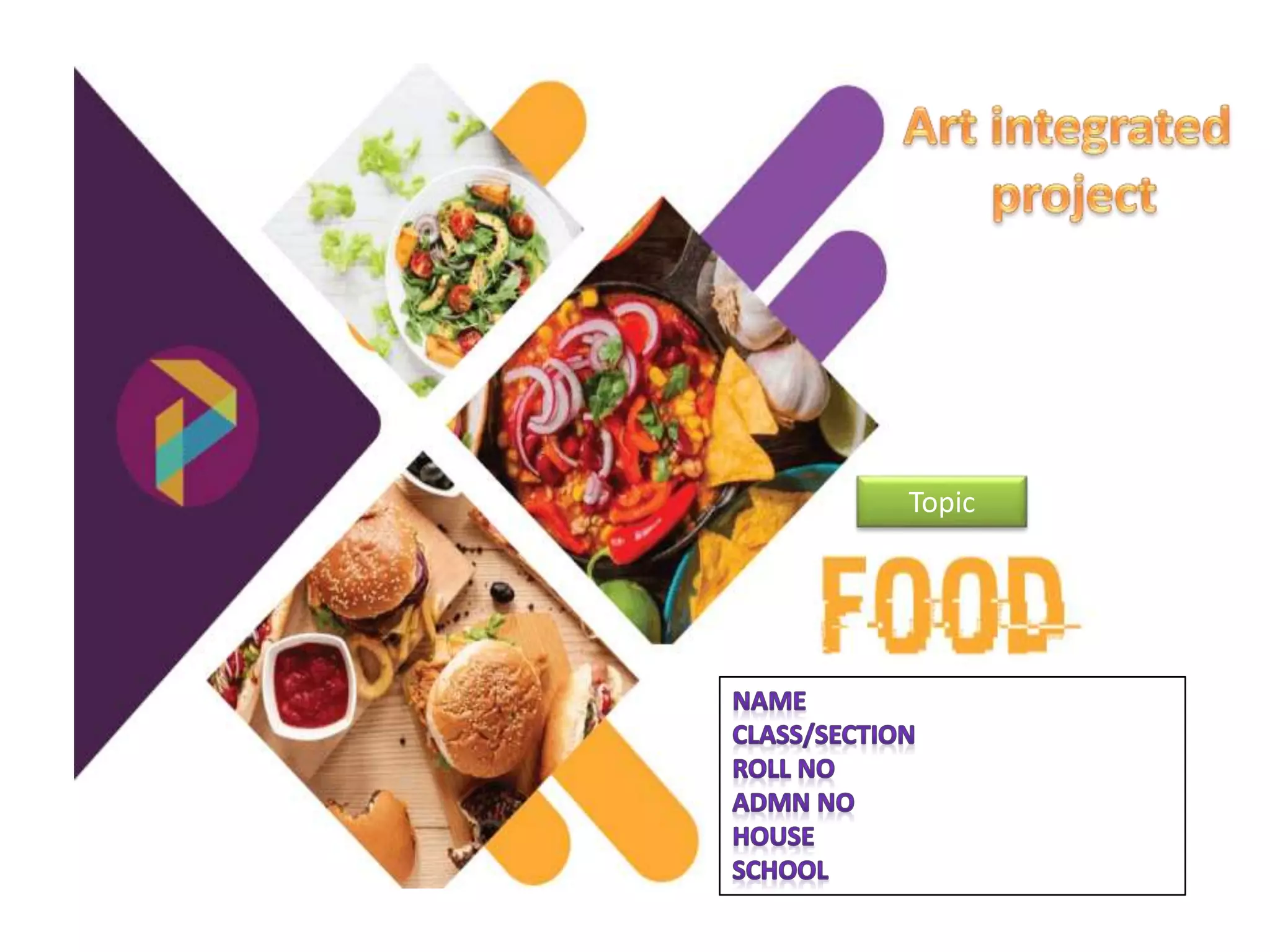 Topic Food front page.ppt