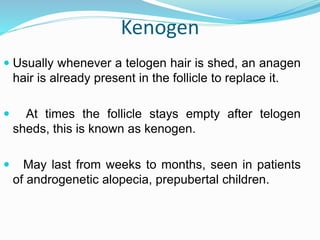 Topic hair cycle | PPTX