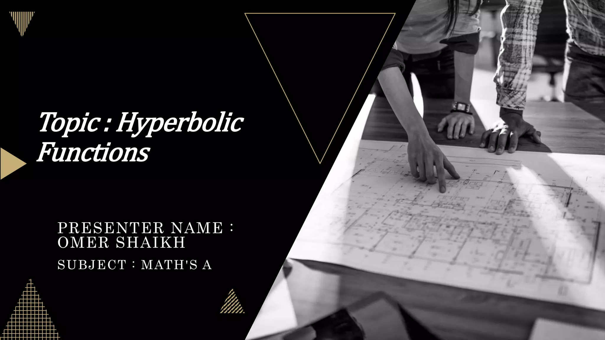 Topic hyperbolic functions | PPTX