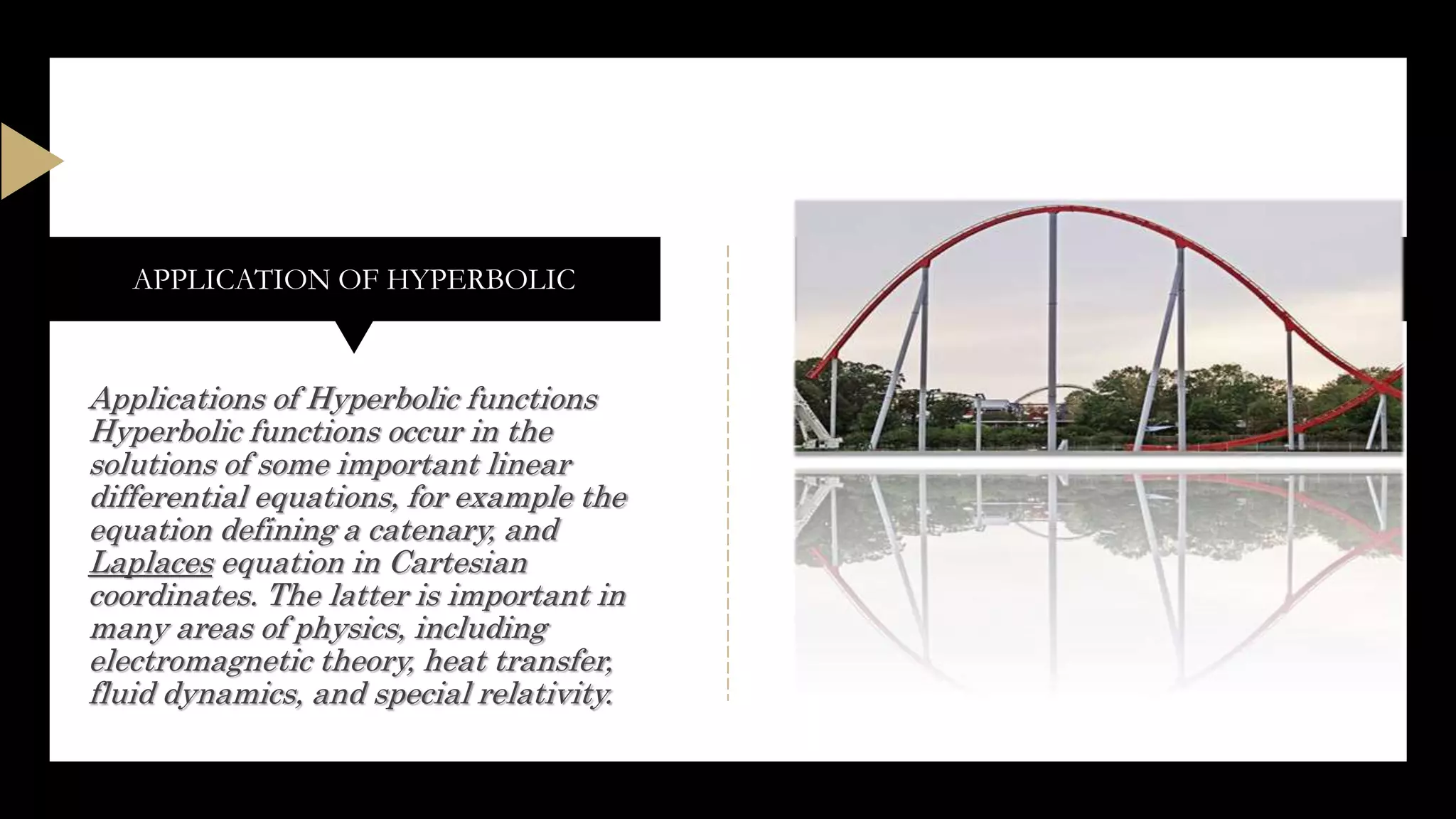 Topic hyperbolic functions | PPTX