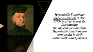 Topic hyperbolic functions | PPTX