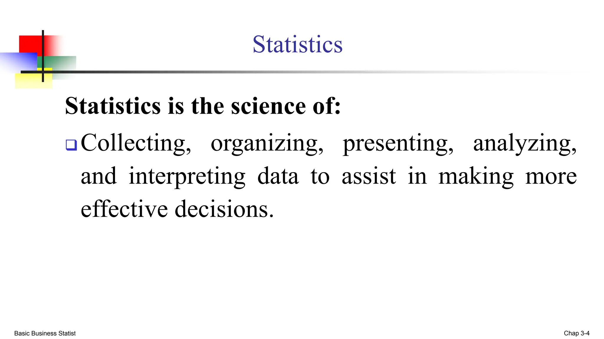 data collection for elementary statistics by Taban Rashid | PPT