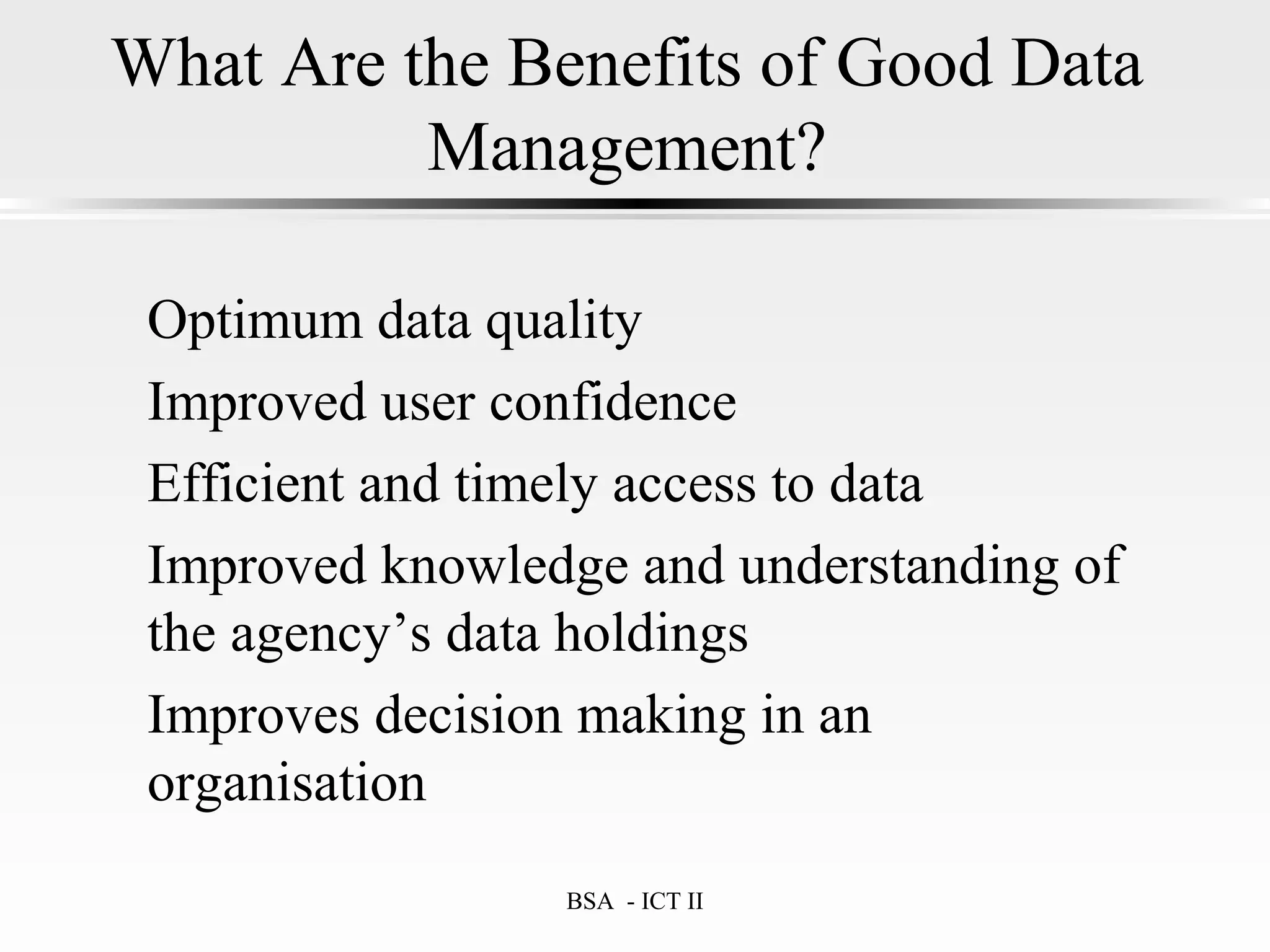 Data Management | PPT