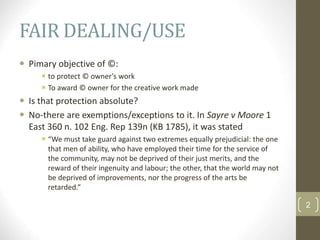 TOPIC II. Intellectual Property Fair Dealing.ppt