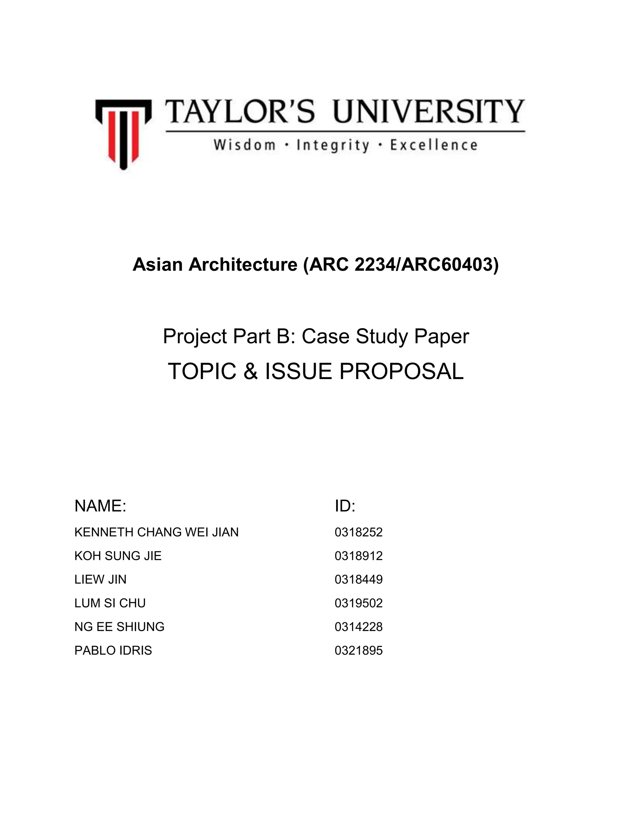 Topic and Issue Proposal | PDF