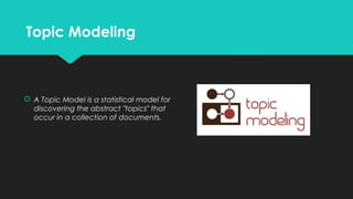 Topic modeling | PPT