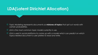 Topic modeling | PPT