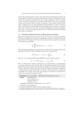 Concurrent Inference of Topic Models and Distributed Vector Representations | PDF