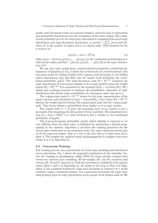 Concurrent Inference of Topic Models and Distributed Vector Representations | PDF