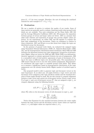 Concurrent Inference of Topic Models and Distributed Vector Representations | PDF