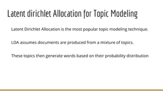 Topic modeling - EuroPython | PPT