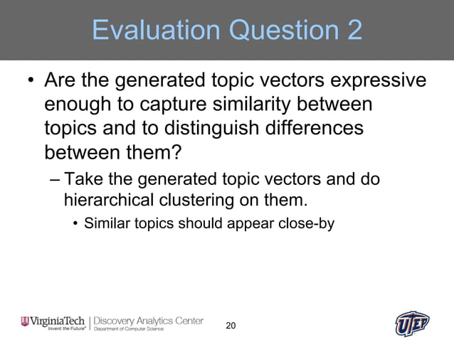 Slides Concurrent Inference Of Topic Models And Distributed Vector Representations Ppt 