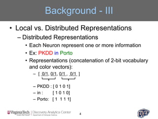 Slides: Concurrent Inference of Topic Models and Distributed Vector Representations | PPT