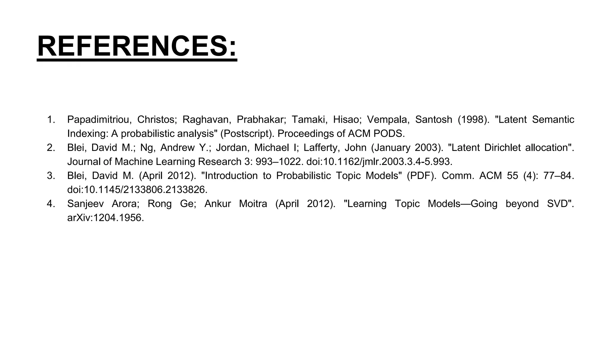 Topic modeling using big data analytics | PPT