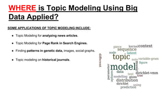 Topic modeling using big data analytics | PPT