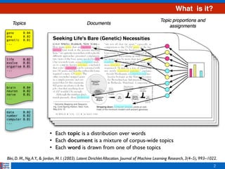 Topic Models Exploration