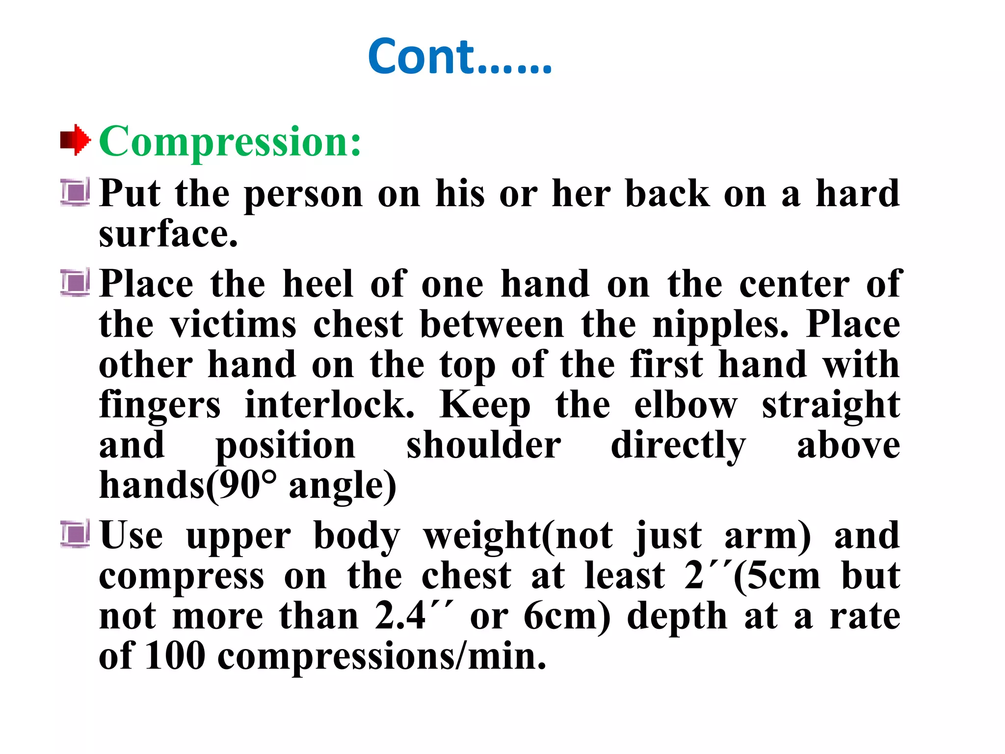 About CPR and CPR procedure | PPTX
