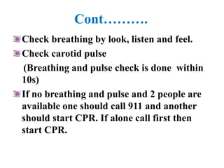 About CPR and CPR procedure | PPTX