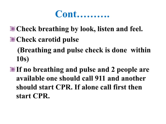 About CPR and CPR procedure | PPTX