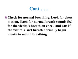 About CPR and CPR procedure | PPTX