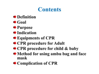 About CPR and CPR procedure | PPTX