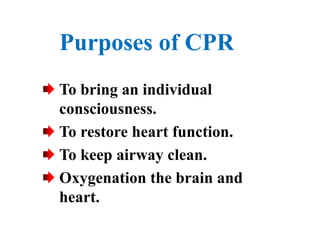 About CPR and CPR procedure | PPTX