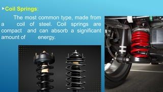 suspension system functions and components | PPTX