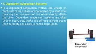 suspension system functions and components | PPTX