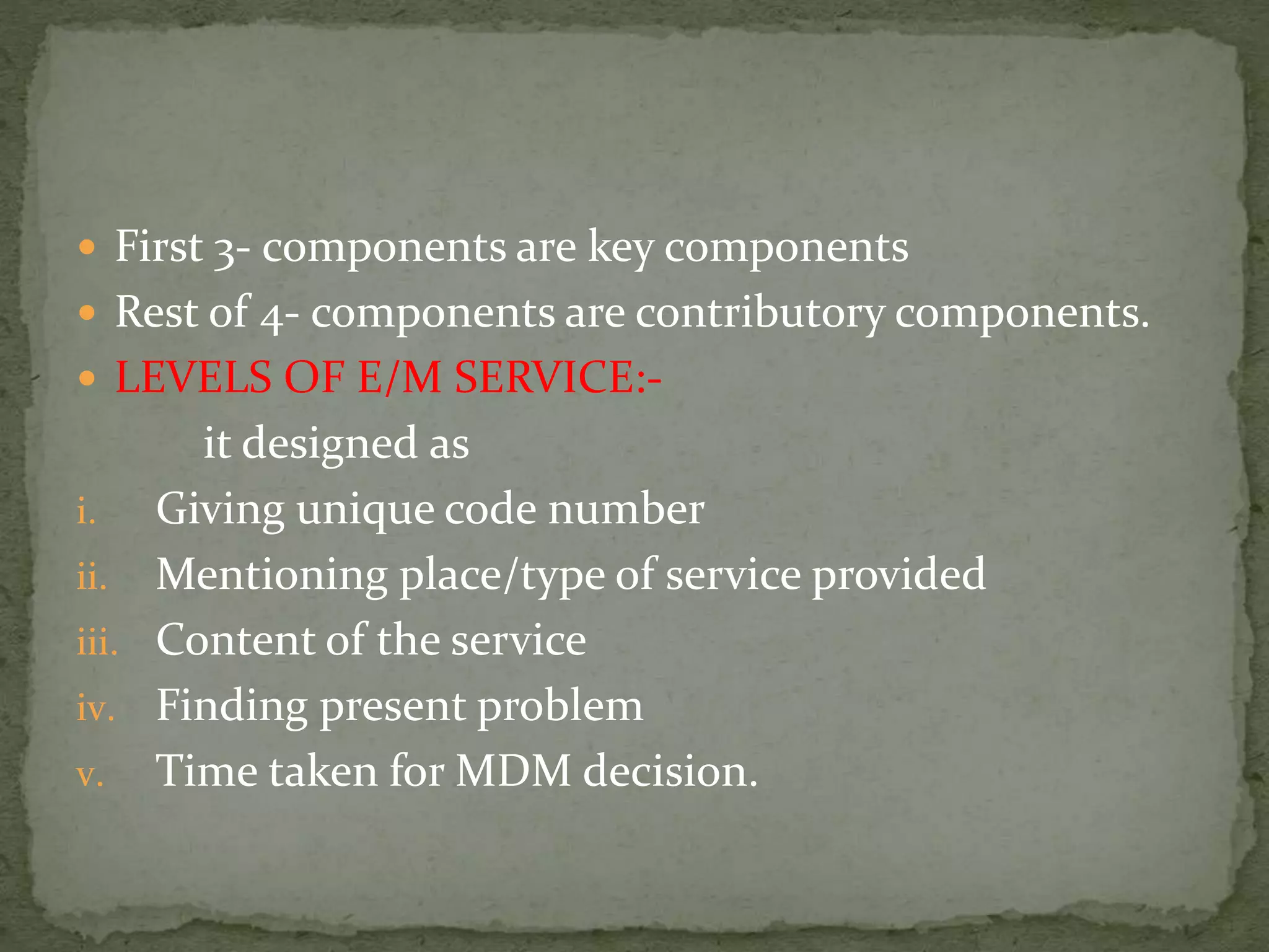 EVALUATION AND MANAGEMENT CPT CODING-2017 | PPTX