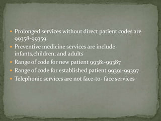 EVALUATION AND MANAGEMENT CPT CODING-2017 | PPTX