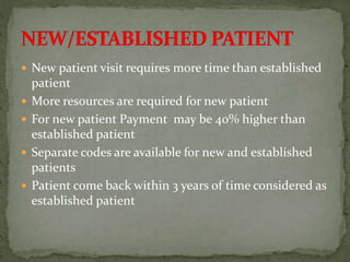 EVALUATION AND MANAGEMENT CPT CODING-2017 | PPTX