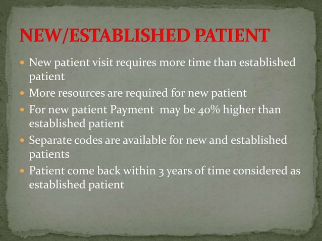 EVALUATION AND MANAGEMENT CPT CODING-2017 | PPTX | Healthcare Industry ...