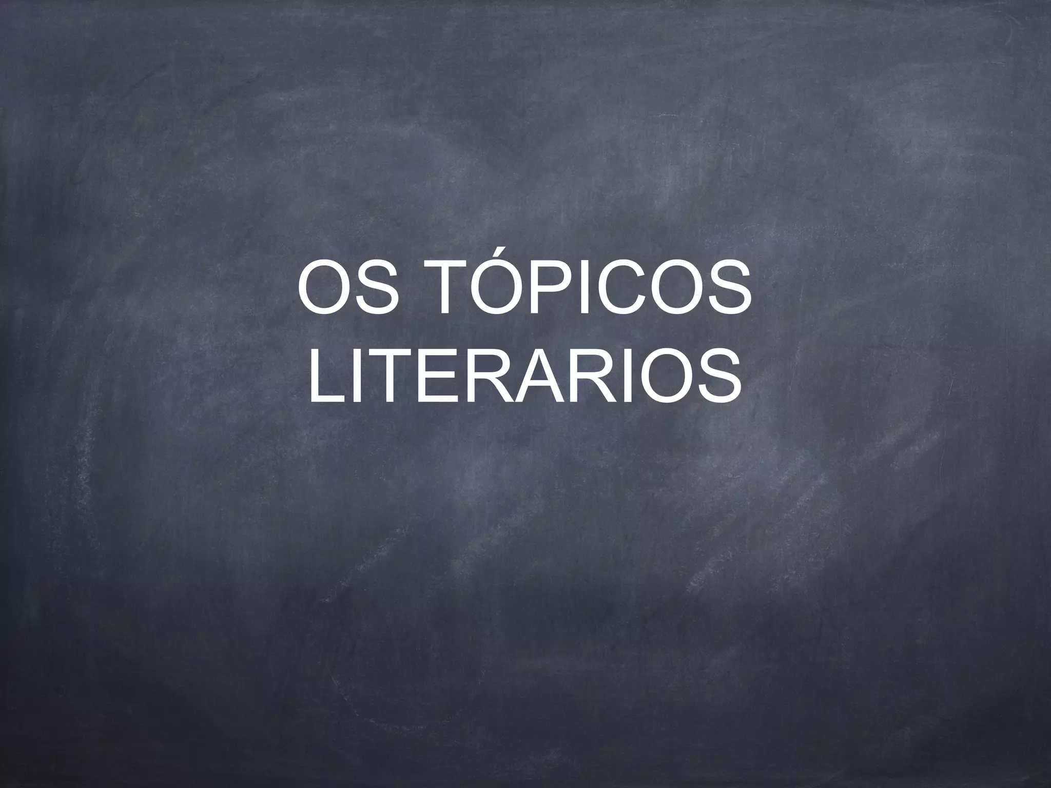 Topicos literarios | PPT