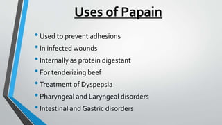 Papain | PPTX