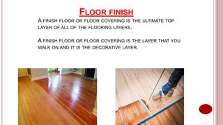Topic plastic as building material (flooring & wall finishes) | PPTX