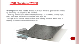 Topic plastic as building material (flooring & wall finishes) | PPTX