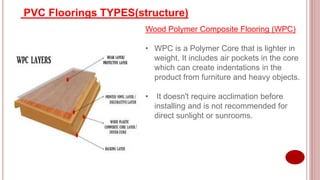 Topic plastic as building material (flooring & wall finishes) | PPTX