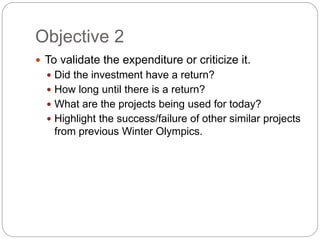 The 2014 Sochi Olympic Games: The Economic Impact | PPT